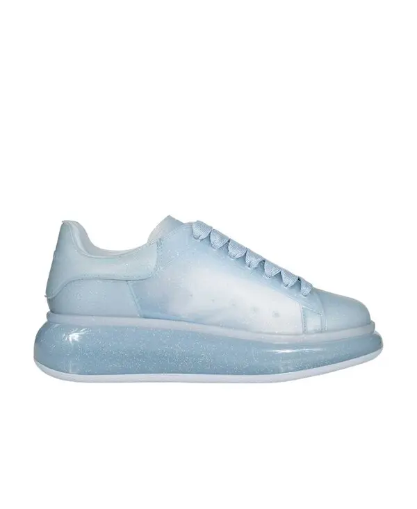 Alexander McQueen Oversized Glitter Rubber Sports Sneakers - Blue