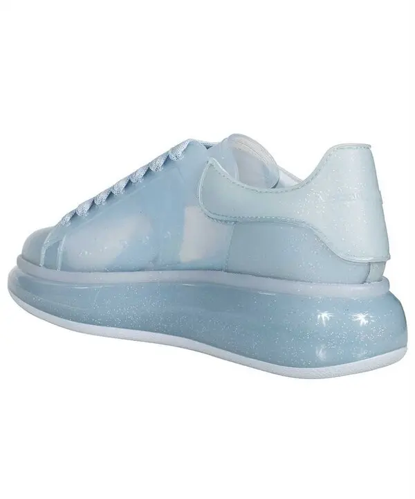 Alexander McQueen Oversized Glitter Rubber Sports Sneakers - Blue