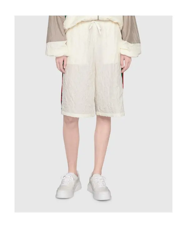 Gucci Stripe Detail Nylon Shorts