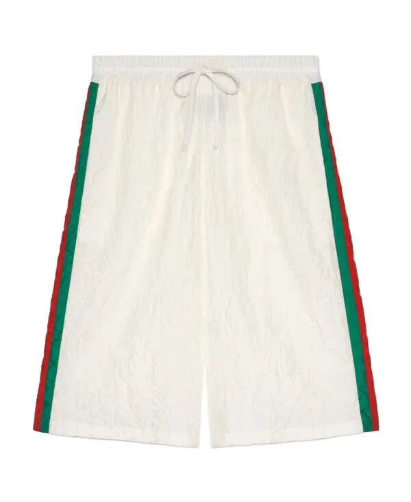 Gucci Stripe Detail Nylon Shorts