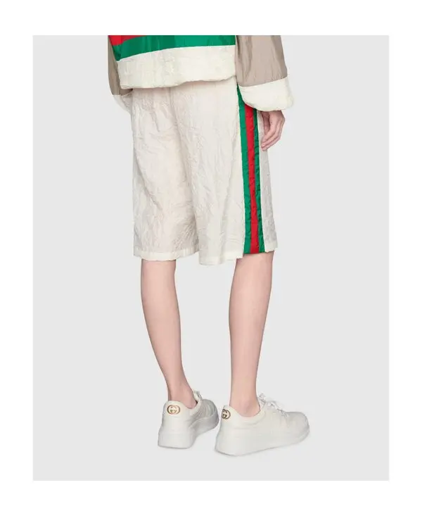 Gucci Stripe Detail Nylon Shorts