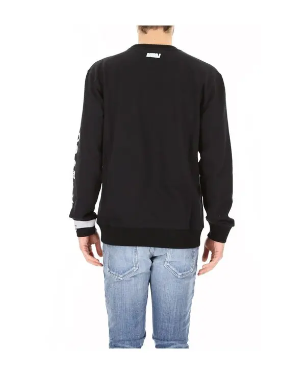LANVIN Printed Long Sleeve Crewneck Sweatshirt