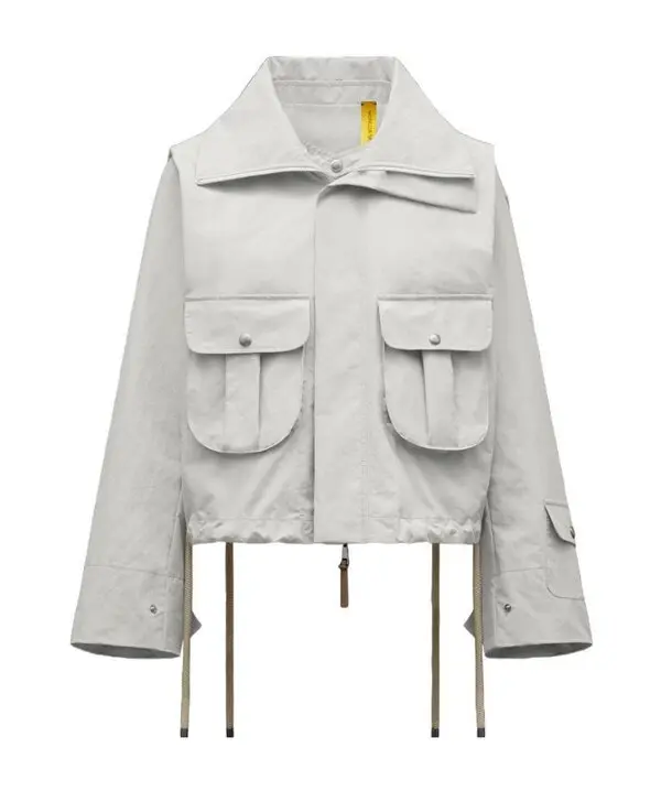 Moncler Logo Casual Jacket - White