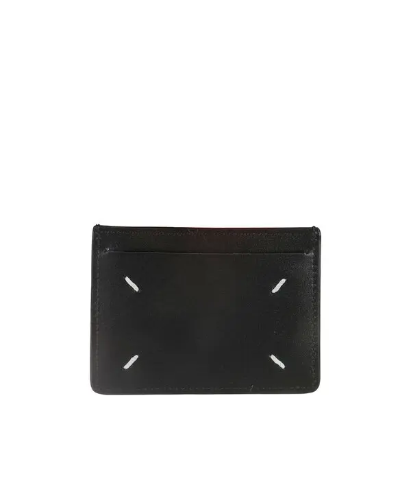 MAISON MARGIELA Four-stitch Logo Cardholder - Black