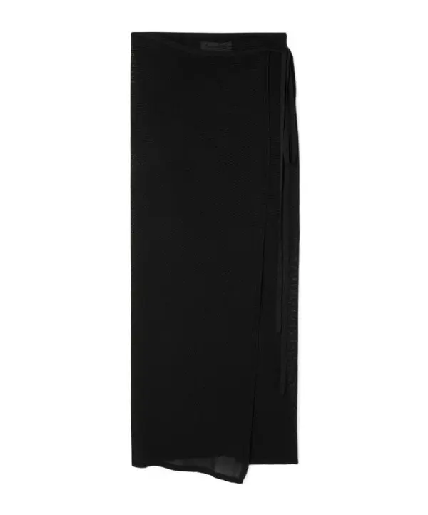 THE FRANKIE SHOP Alsen Knitted Midi Wrap Skirt