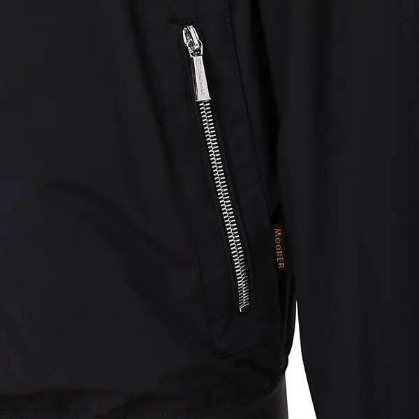 MOORER Alberti Water-repellent Bomber Jacket - Black