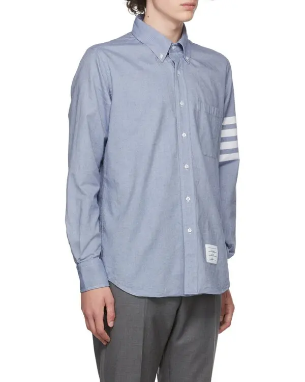 Thom Browne 4-bar Long-sleeved Shirt