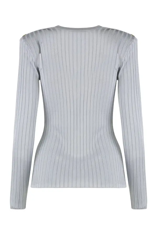 Elisabetta Franchi Long-sleeved V-neck Jumper
