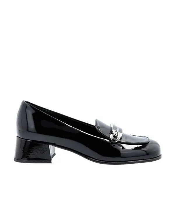 Miu Miu Logo Detail Loafers