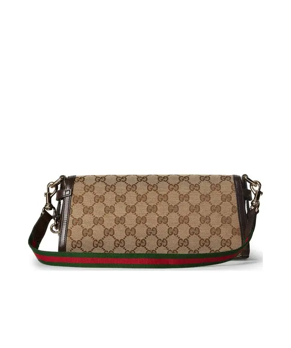 Gucci Luce Small Shoulder Bag - Brown