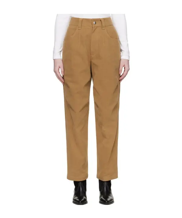 Isabel Marant Étoile Non-stretch Rugged Jeans - Camel