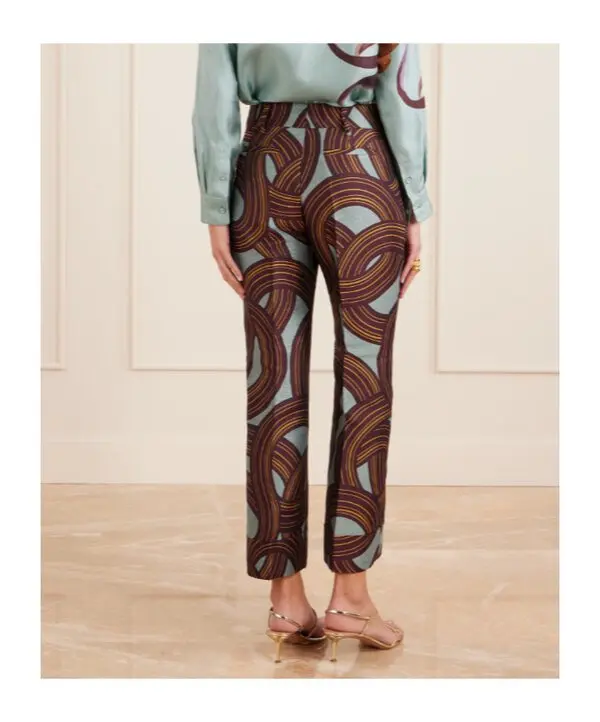 La DoubleJ Hendrix Jacquard Tailored Trousers