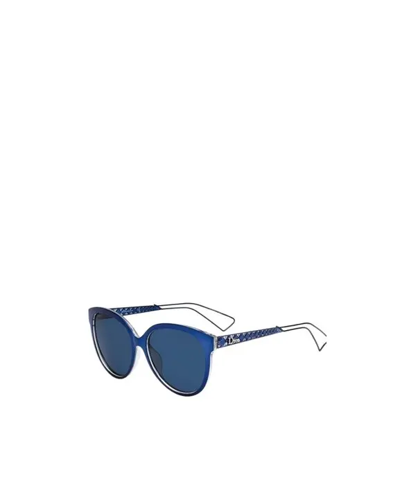 Dior Thick Frame Sunglasses - Blue