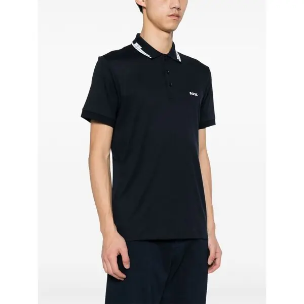 Hugo Boss Collar Graphics Slim Fit Polo Shirt