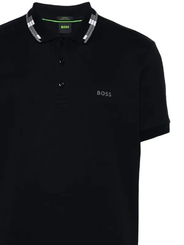 Hugo Boss Collar Graphics Slim Fit Polo Shirt