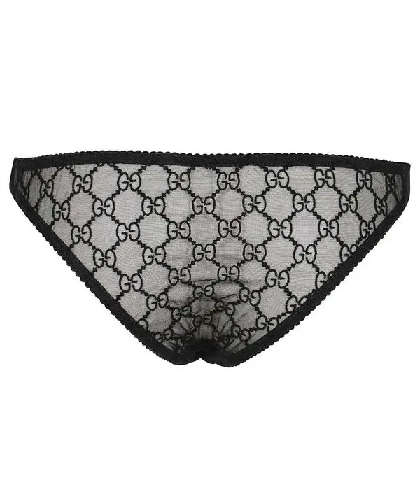 Gucci Logo Lace Briefs