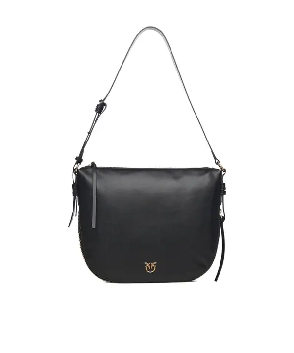 Pinko Zipped Shoulder Bag - Green