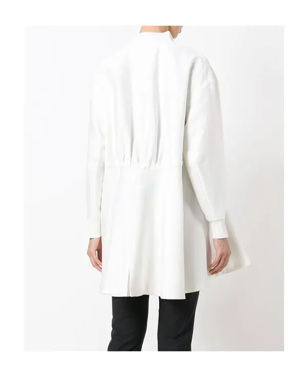 Moncler Striped Flared Zip-up Jacket