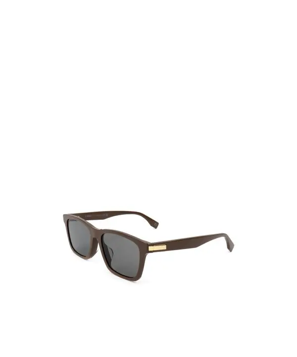 Fendi Full Rim Rectangle Sunglasses - Gray