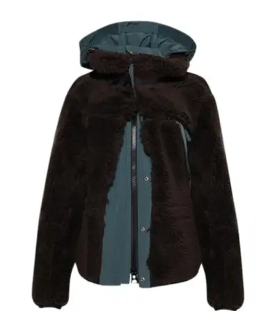 Sacai Shearling Hooded Jacket