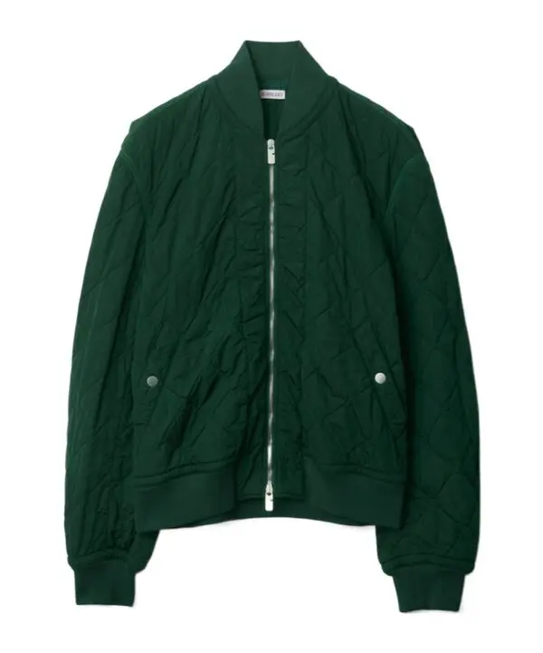 Burberry Quilted Zip-up Bomber Jacket