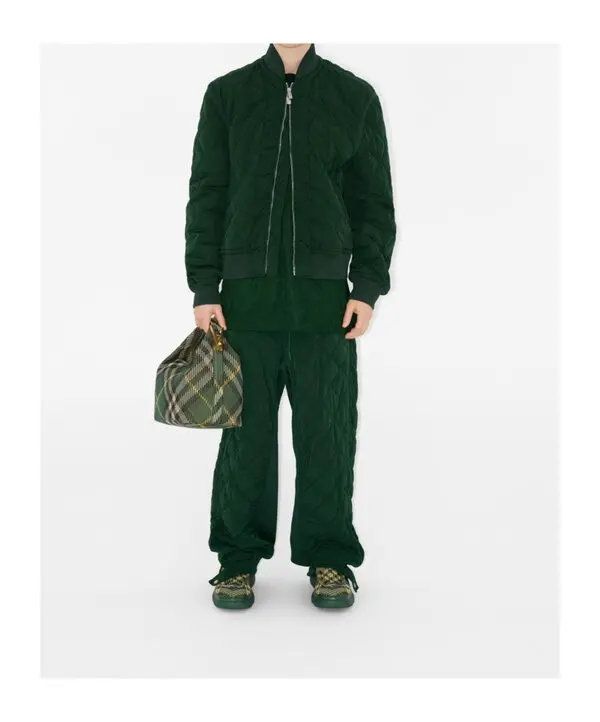 Burberry Quilted Zip-up Bomber Jacket