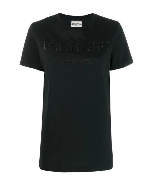 Iceberg Logo Embroidered T-shirt