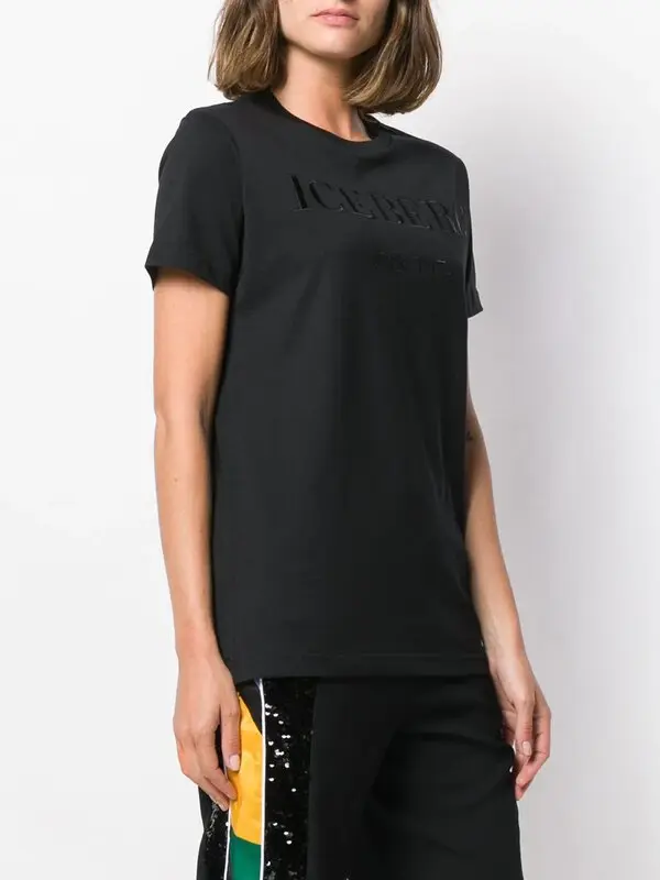 Iceberg Logo Embroidered T-shirt