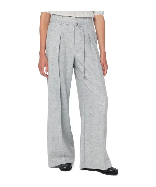 Brunello Cucinelli Pleated Belted Trousers