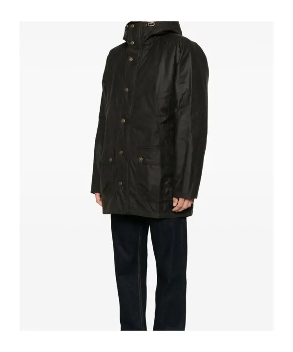 Barbour Hooded Snap-fit Coat