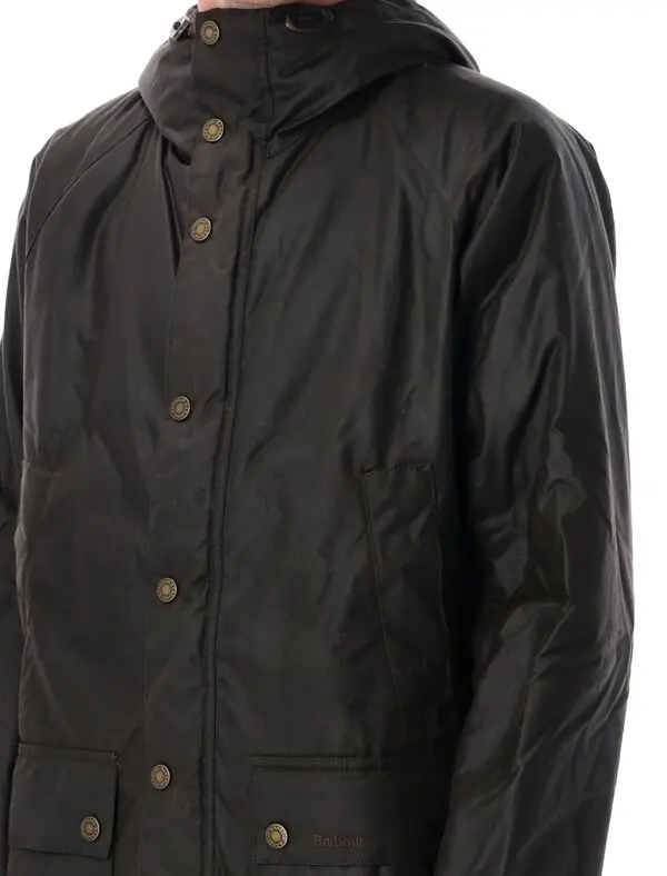 Barbour Logo Detailed Hooded Parka