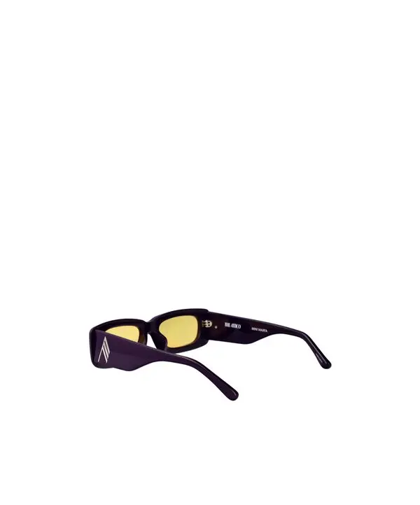 Attico Mini Marfa Rectangular Sunglasses - Purple