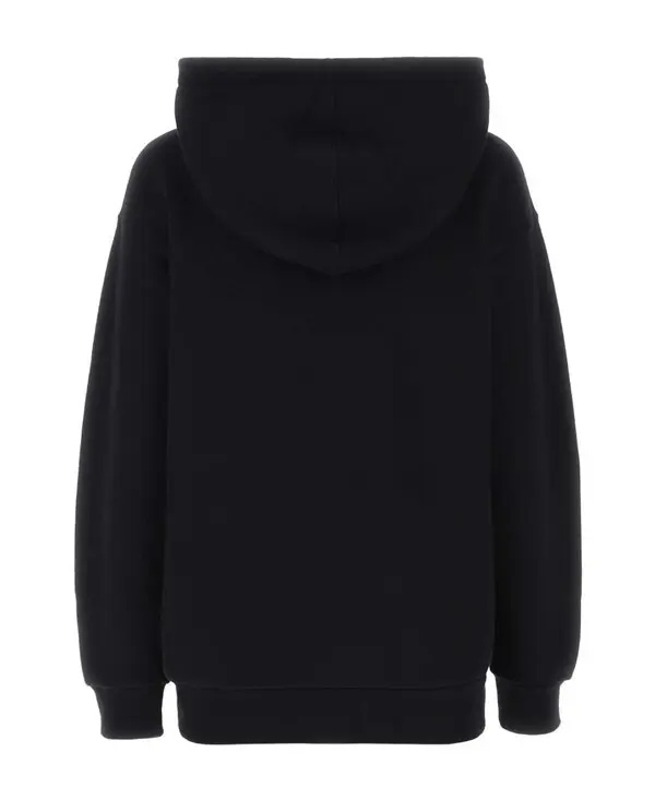 Gucci Sequin Embellished Logo Hoodie - Black