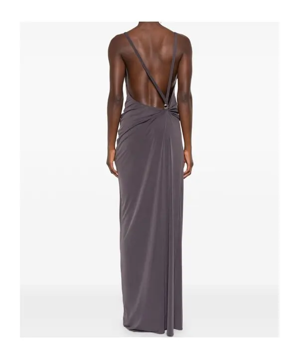 Coperni Sleeveless Ruffled Maxi Dress