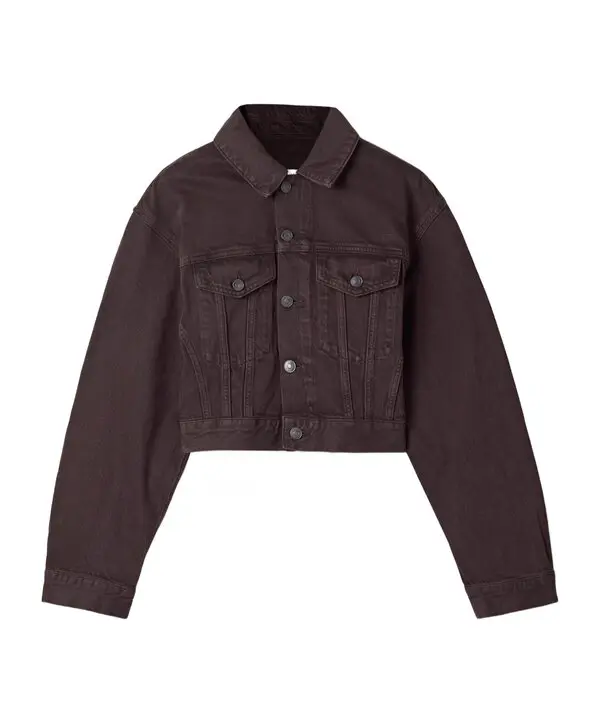 AGOLDE Radley Denim Jacket - Brown