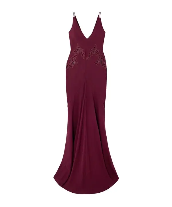 Gabriela Hearst Suspender Dress Skirt - Red