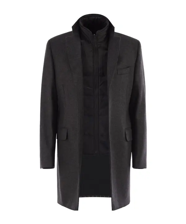 FAY 3-in-1 Double Coat - Anthracite