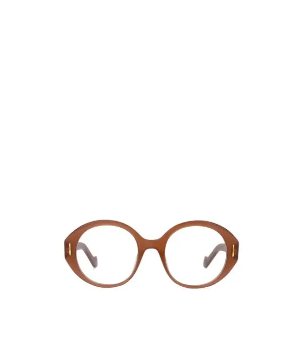 Loewe Oval Frame Eyeglasses - Brown
