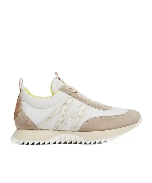Moncler Pacey Trainers - Beige And White