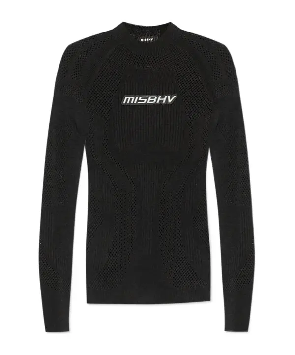 MISBHV Long Sleeve Crewneck T-shirt With Logo