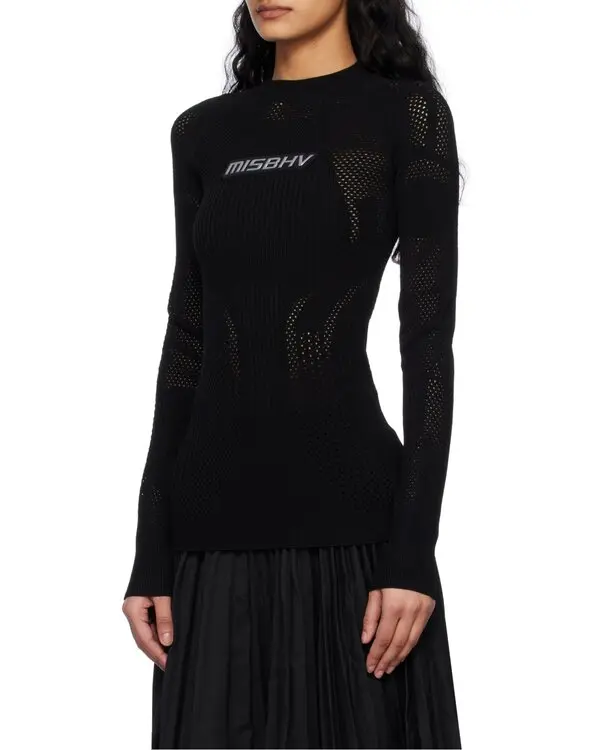 MISBHV Long Sleeve Crewneck T-shirt With Logo