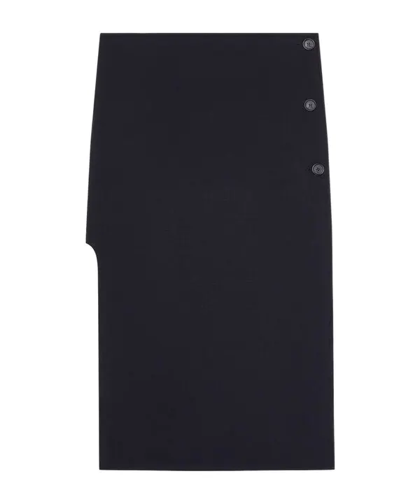 COURREGES Button Detail Skirt