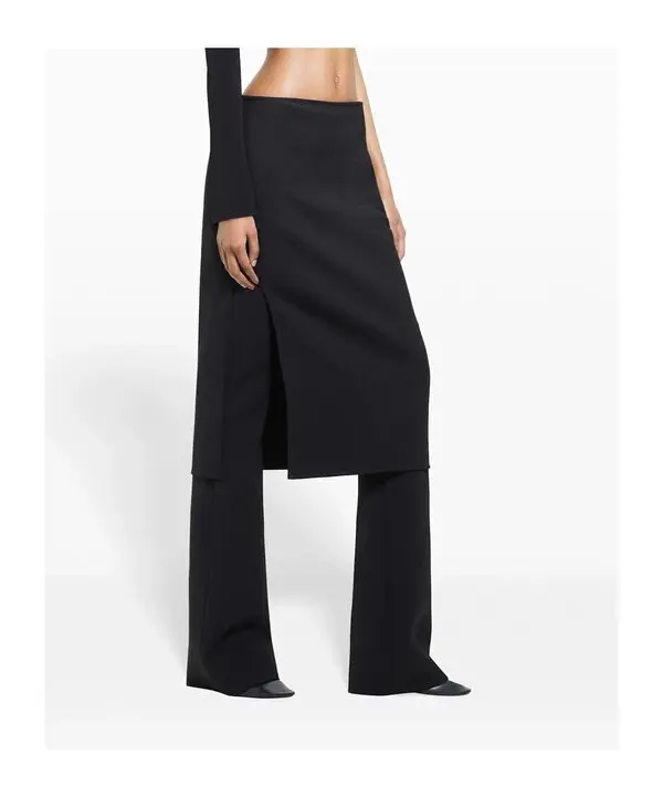 COURREGES Button Detail Skirt