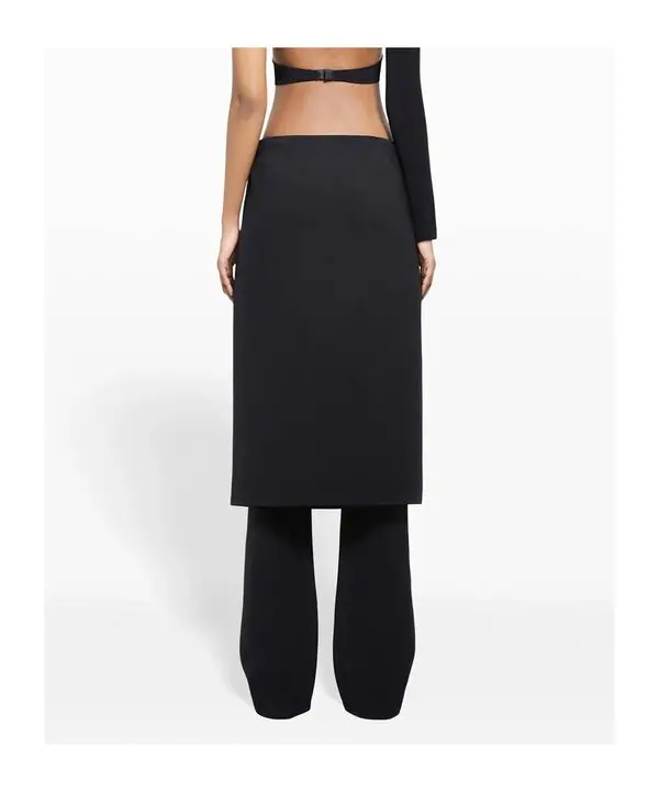COURREGES Button Detail Skirt
