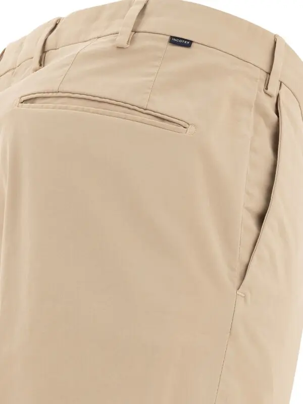 Incotex Slim Fit Casual Pants - Beige