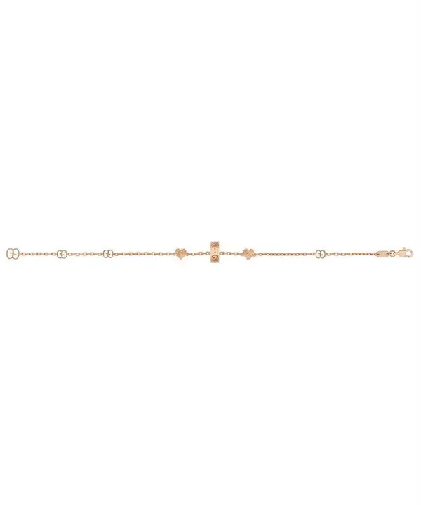 Gucci Logo Bracelet With Pendant Details