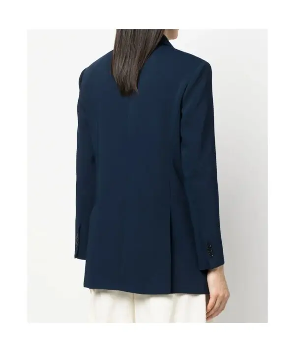 P.a.r.o.s.h Double-breasted Lapel Collar Blazer - Black