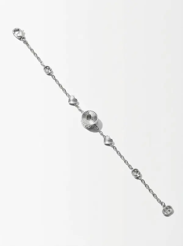 Gucci Logo Chain Bracelet - Gray