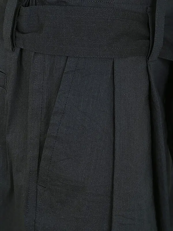 Issey Miyake High-waist Belted Trousers