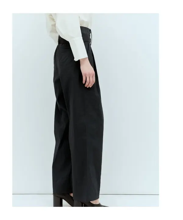 Issey Miyake High-waist Belted Trousers